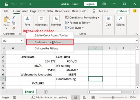 Image result for Excel Options Add-Ins