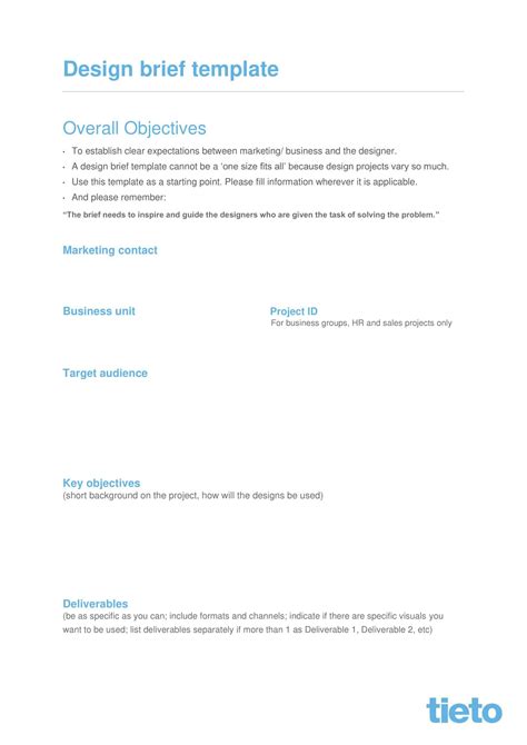 Image result for Design Brief Format