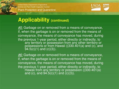 Image result for USDA-APHIS Regulated Garbage