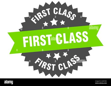 Image result for First Class Sign