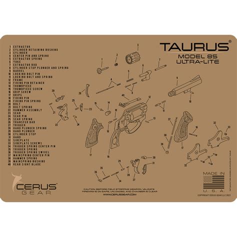 Image result for Taurus Model 85 Exploded View Diagram