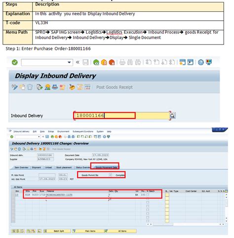 Image result for SAP Inbound Delivery