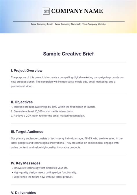 Image result for Program Brief Template
