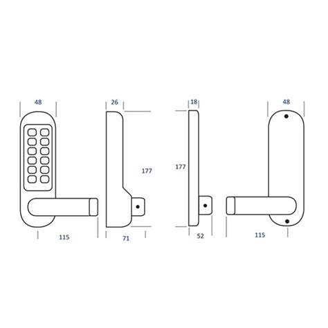 Image result for Keypad Gate Lock