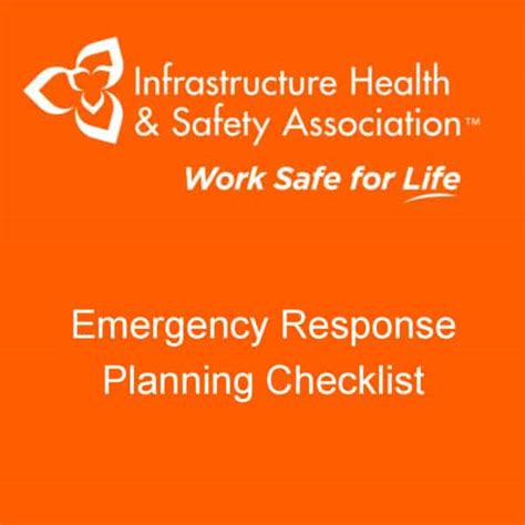 Image result for Emergency Response Checklist