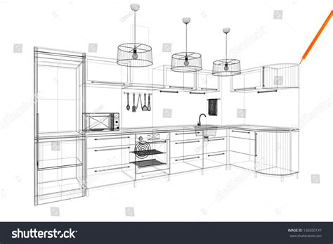 Image result for Linear Kitchen Layout