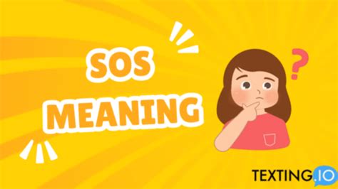 Image result for SOS Definition