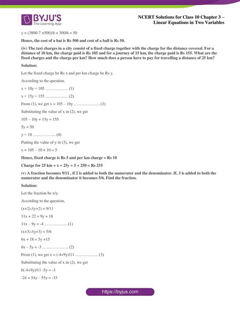 Image result for Class 10 Math Chapter 3 Solution