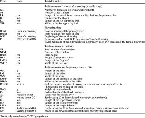 Image result for Morphological Traits Examples