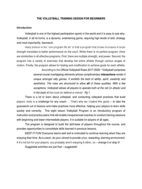 Image result for Volleyball Training Program Design