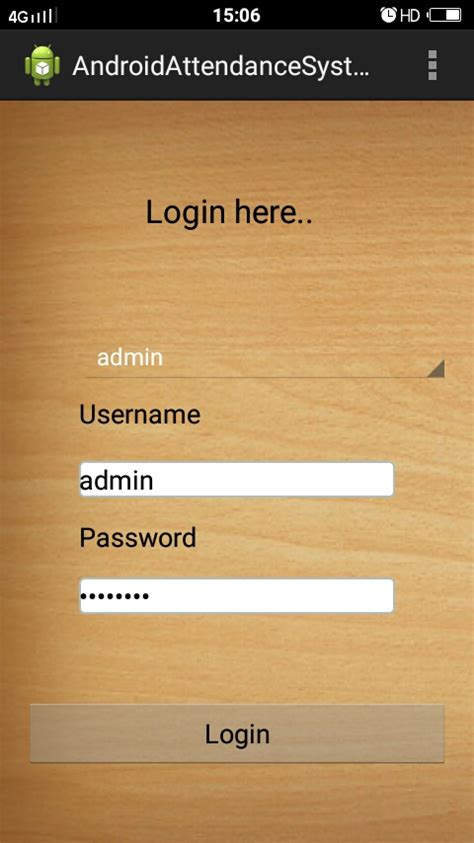 Image result for Android Attendance System Design