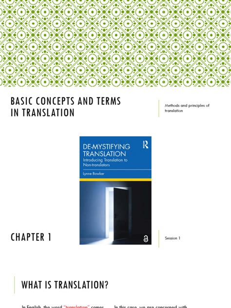 Image result for Basic Theory of Translation PDF