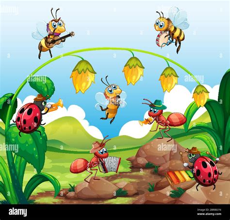 Image result for Insect Producing Music