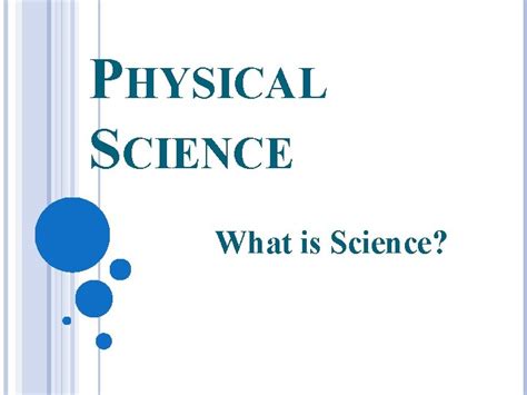 Image result for Physical Science Definition
