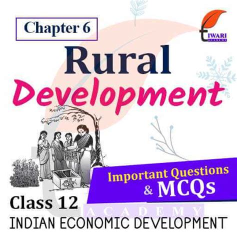 Image result for Picture Based Question On Rural Development Class 12 Indian Economic Development