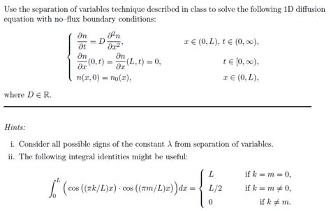 Image result for Separation of Variables Technique
