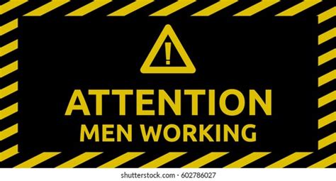 Image result for Men Working Sign Paper