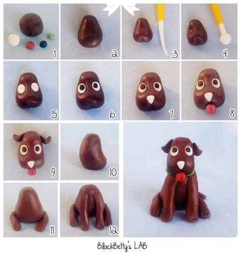 Image result for Fondant Dog Tutorial