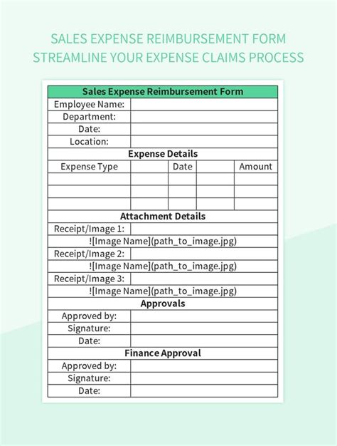 Image result for Sample Expense Claim