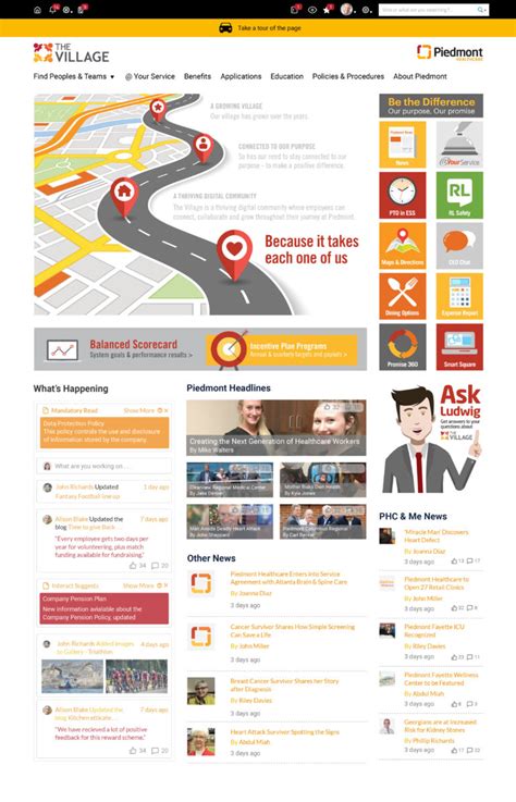 Image result for Intranet Examples Best Design