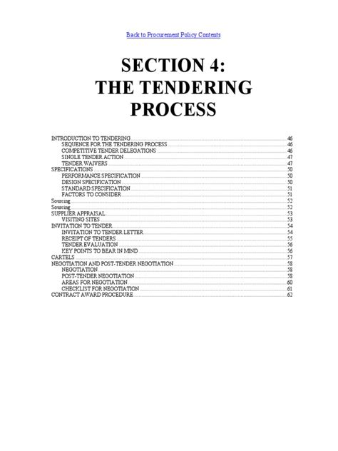 Image result for Tendering Process in Procurement