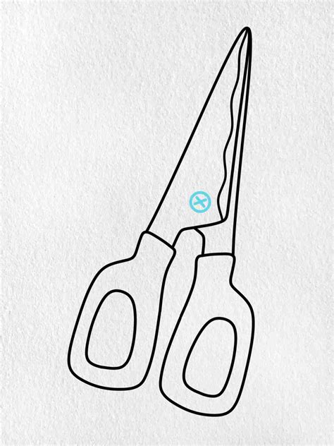 Image result for How to Draw Scissors