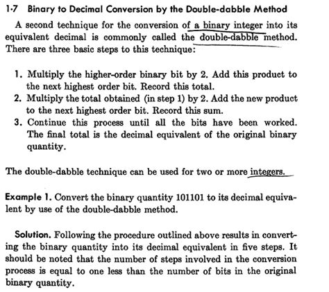 Image result for Double Dabble Method
