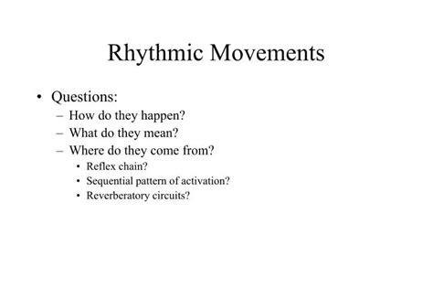 Image result for Innate Rhythmic Movements