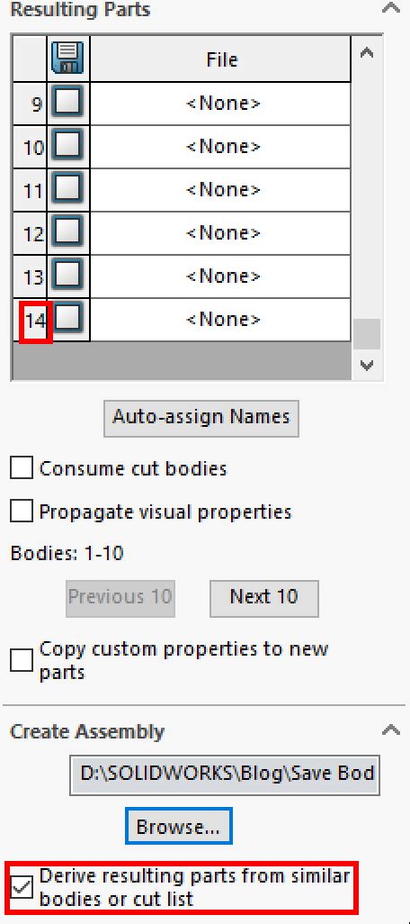 Image result for SolidWorks Save Body