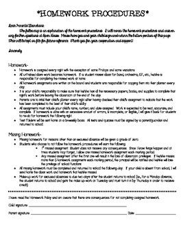 Image result for Homework Procedures