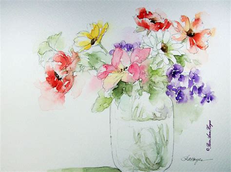Image result for Watercolour Tutorials Abstract Floral