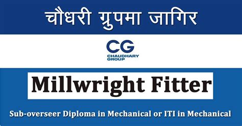 Image result for Millwright Fitter