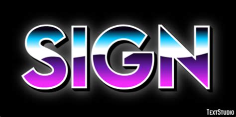 Image result for Sign Text Design