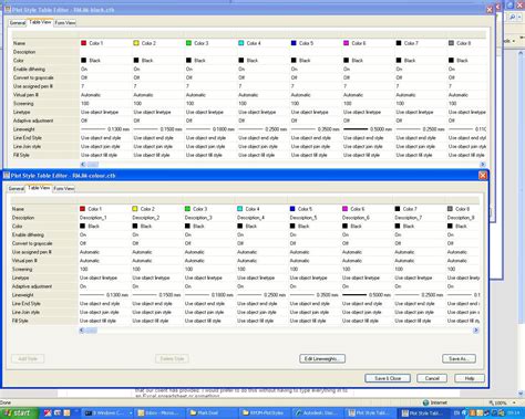 Image result for Setting Up an AutoCAD CTB File