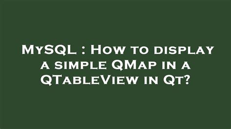 Image result for Qmapqt Tutorial