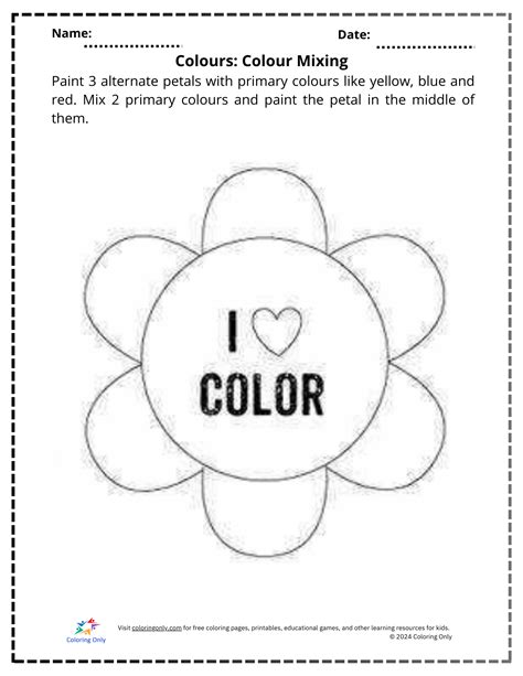 Image result for Colours Worksheet