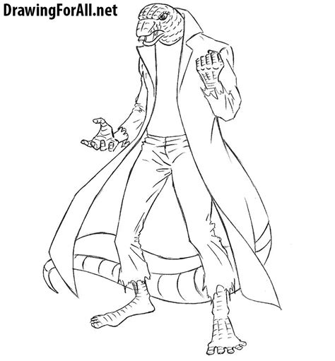 Image result for Lizard Man Drawing Simple