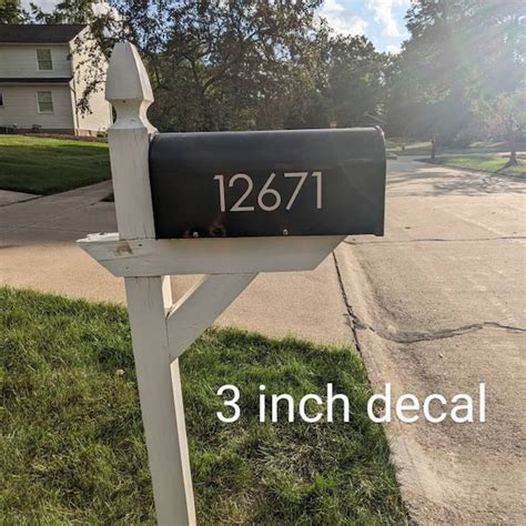 Image result for Reflective Mailbox Numbers