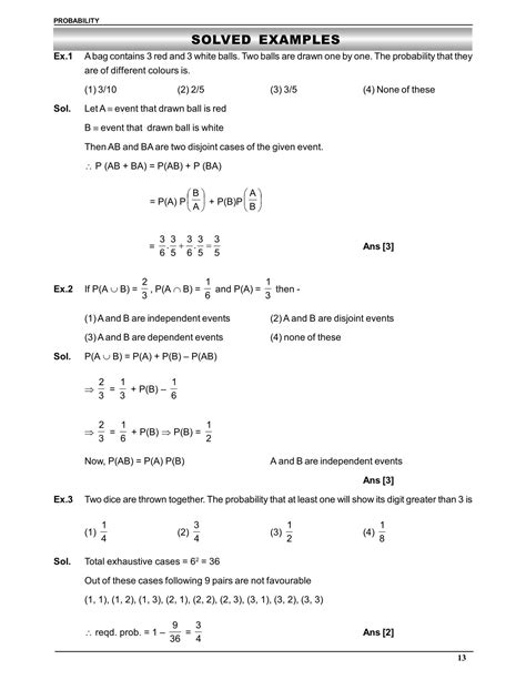 Image result for Probability JEE