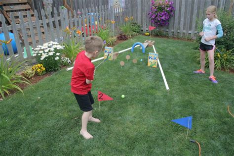 Image result for DIY Backyard Mini Golf Course