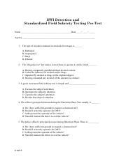 Image result for SFST Test