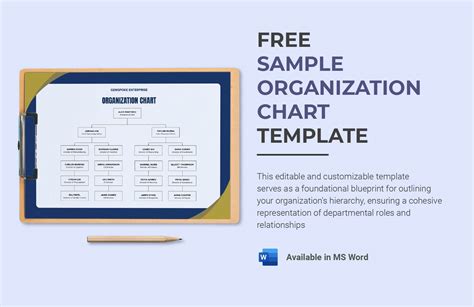 Image result for Sample Organization Chart Template