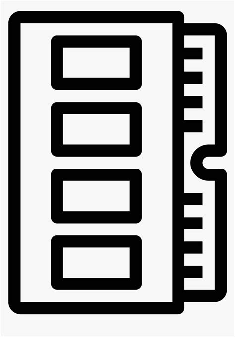 Memory Slot Icon - Memory Icon, HD Png Download - kindpng