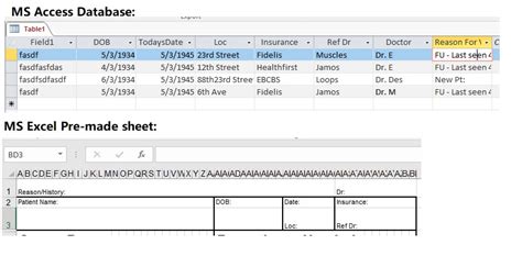 Image result for Print the Database Structure without Indexes Access