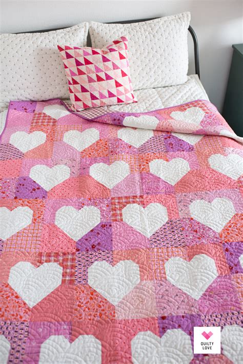 Image result for Easy Heart Quilt Pattern