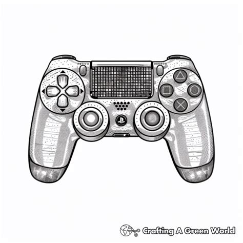 Image result for PS4 Controller Coloring Pages