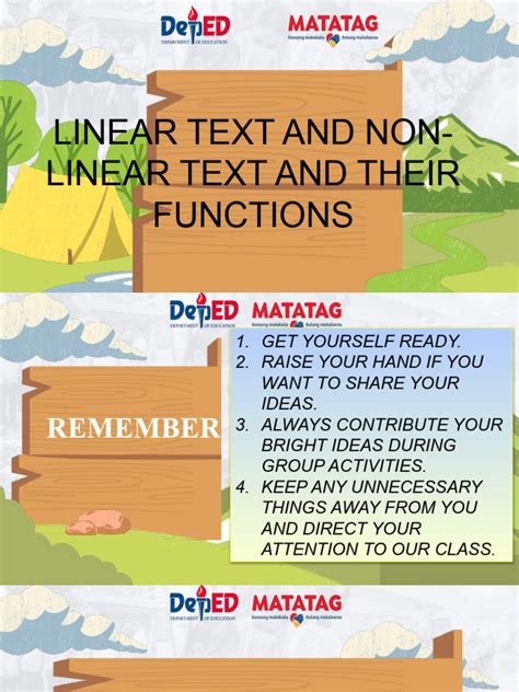 Image result for Nonlinear Text Examples