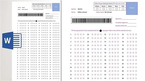 Image result for Multiple Choice Test Answer Sheet