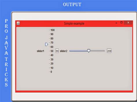Image result for Java Slider JPanel