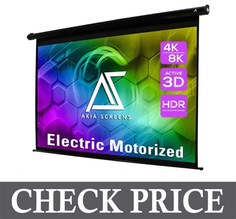 Best Motorized Projector Screen for Home Theater in 2022